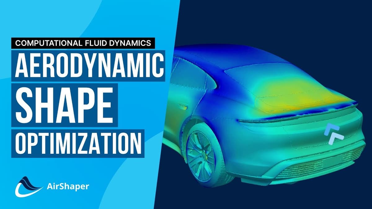 Airshaper Aerodynamic Shape Optimization The Adjoint Cfd Method Video